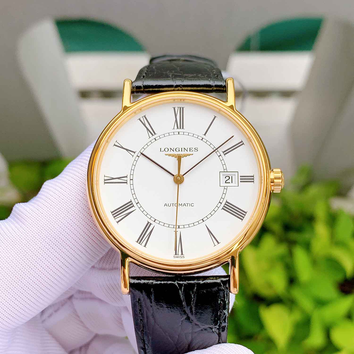 Longines Presence Automatic L4.921.2.11.2 ( L49212112 ) Thanh lý